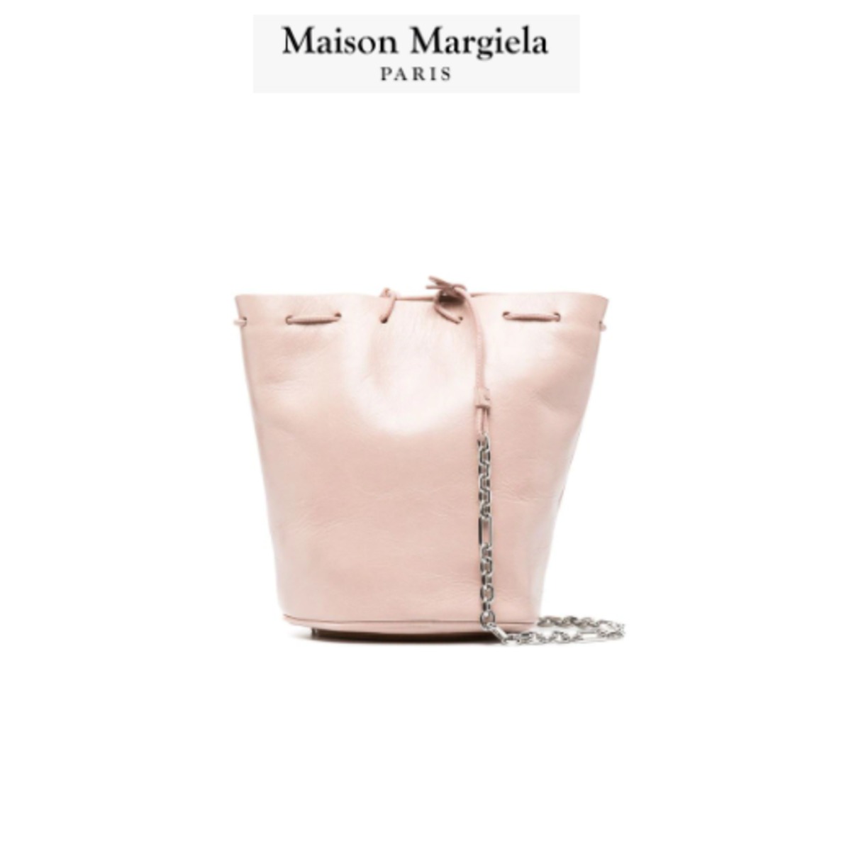 【Maison Margiela】 レザー バケットバッグ | CELEV