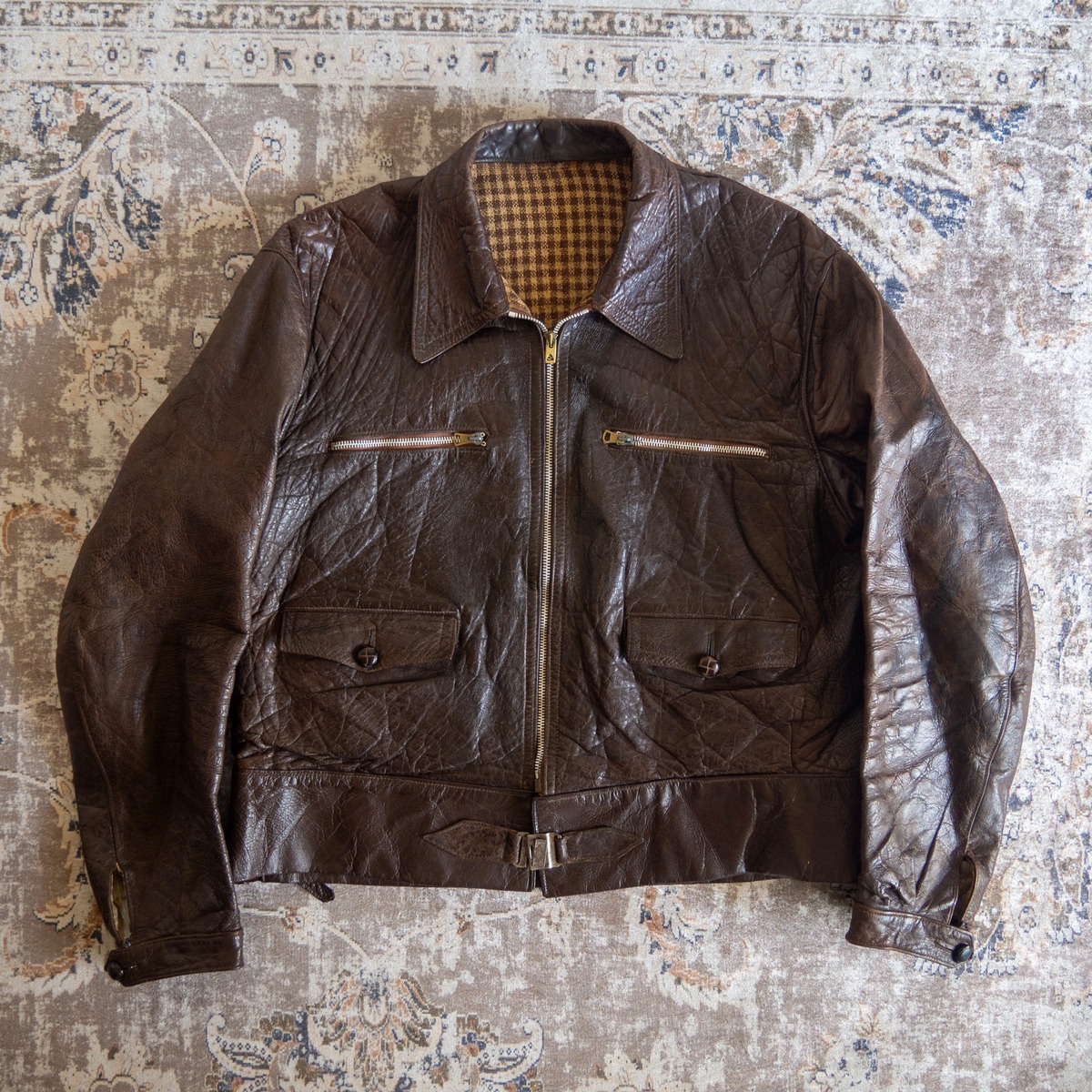 1940s French/Germany "Hartmann" Model Motorcycle Jacket | 'bout