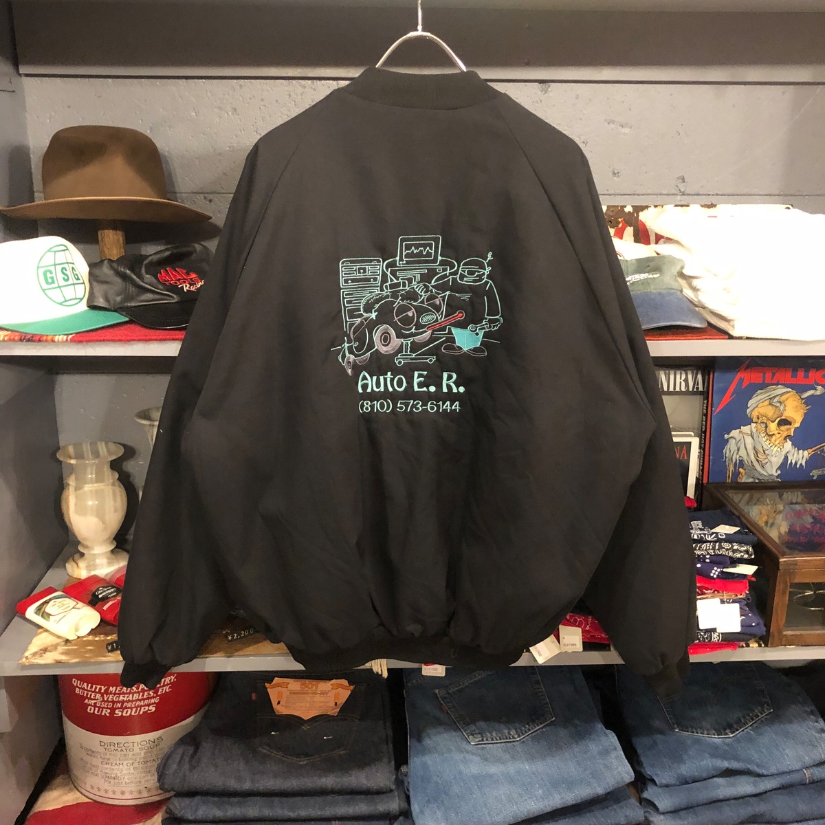 90s WESTARK Padding Varsity Jacket | VOSTOK