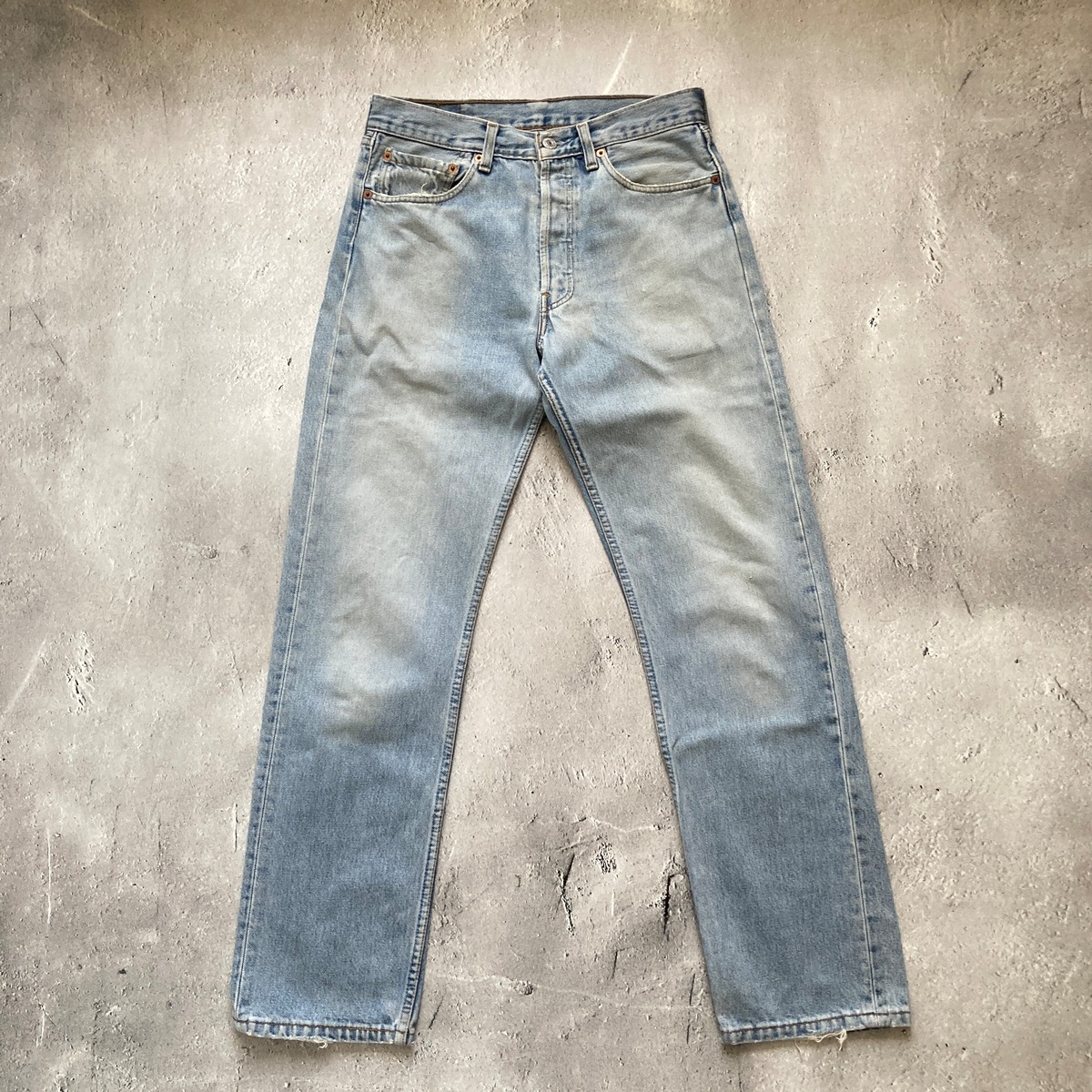 90s Euro Levis 501 U.K製 Ice Blue | 古着himekichi