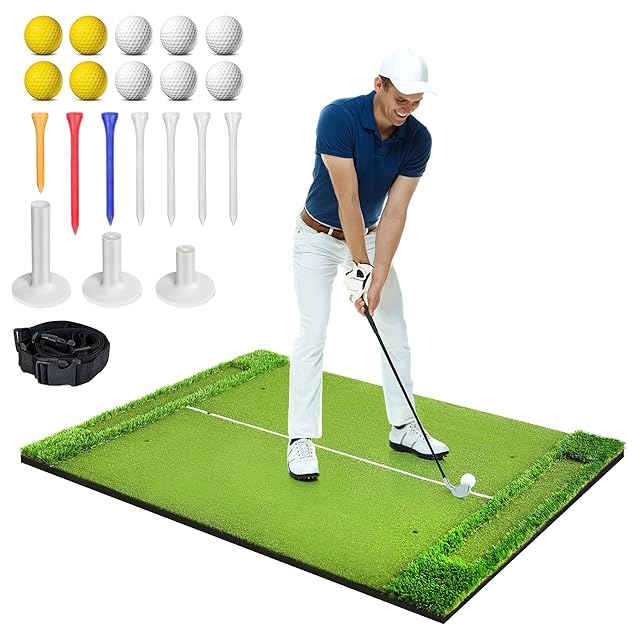 GolfStyle 本格派 ゴルフマット ゴルフ 練習用 マット 大型