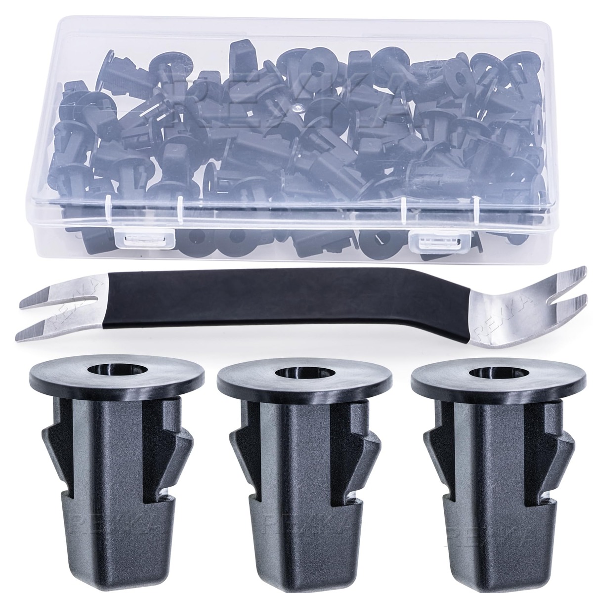 Rexka 41 個フェンダーライナークリップネジグロメットリテーナートヨタ 90189-06214 タコマタンドラに対応 - 多目的オート ...