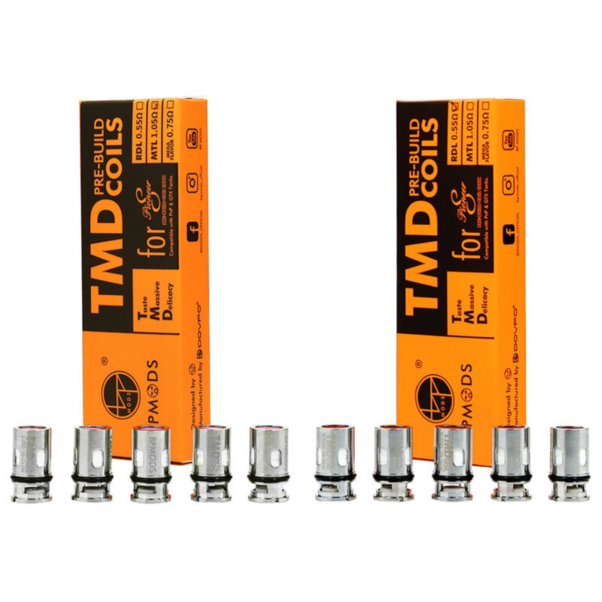 BP Mods TMD PRE-BUILD COILS (5pcs/pack) | VAPE CREW