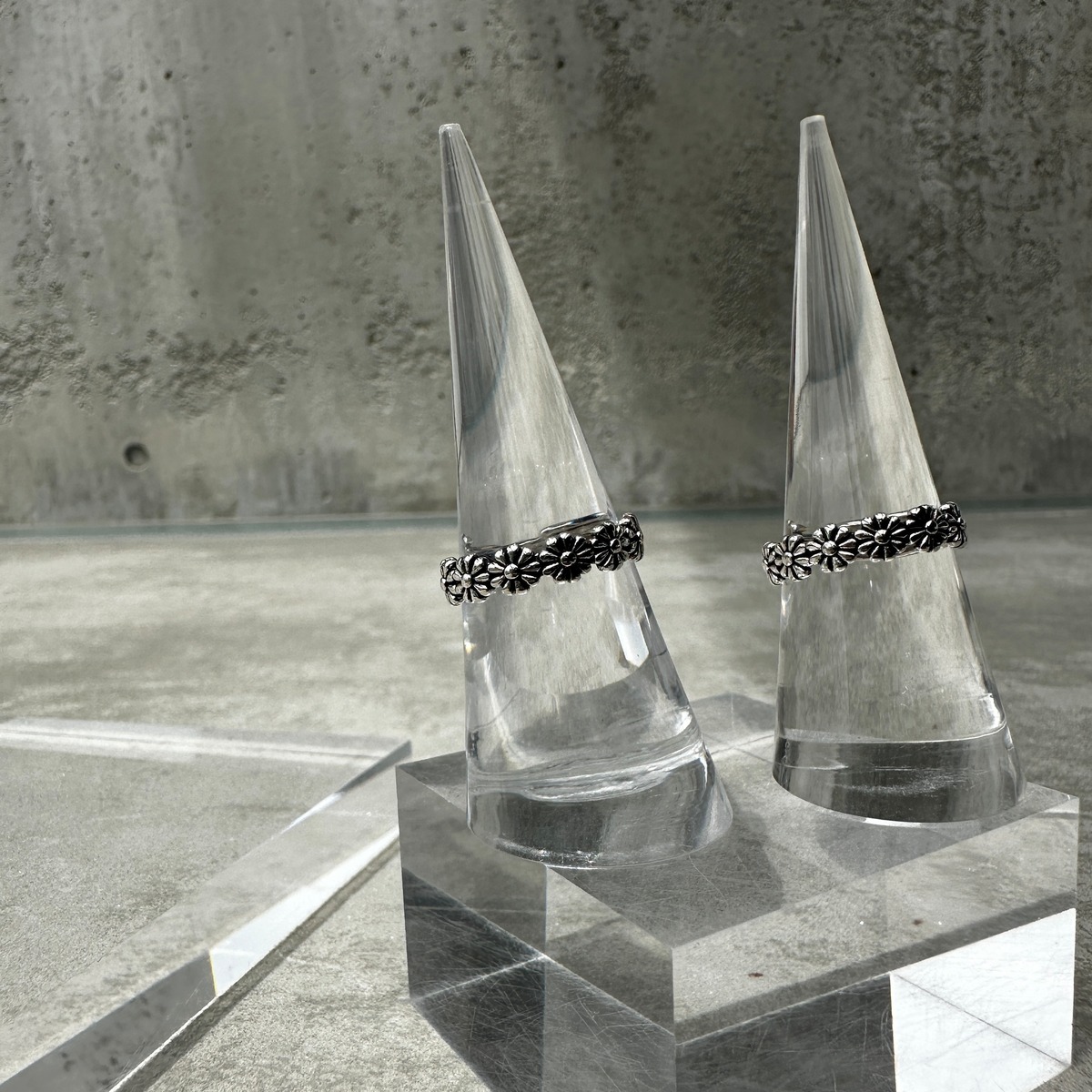 silver925 flower ring | AKINAWAN