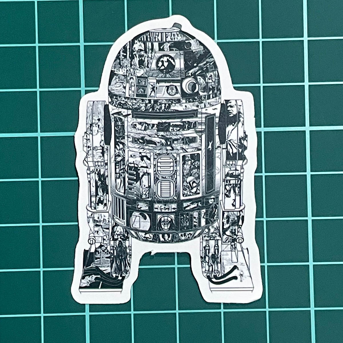 ST192 ステッカー シール スターウォーズ 映画 R2D2 洋画 ロボット | ポスター専門ana(即日発送・国内発送)