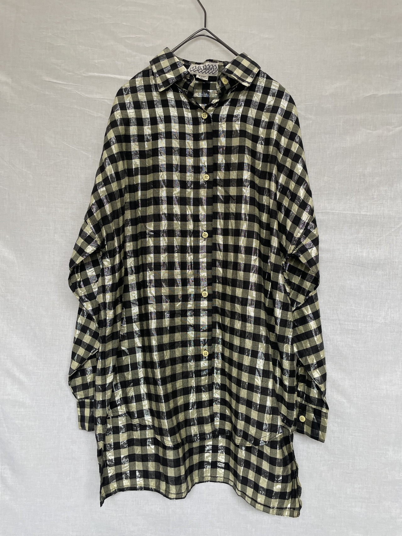 checkered pattern shirt | mem vintage