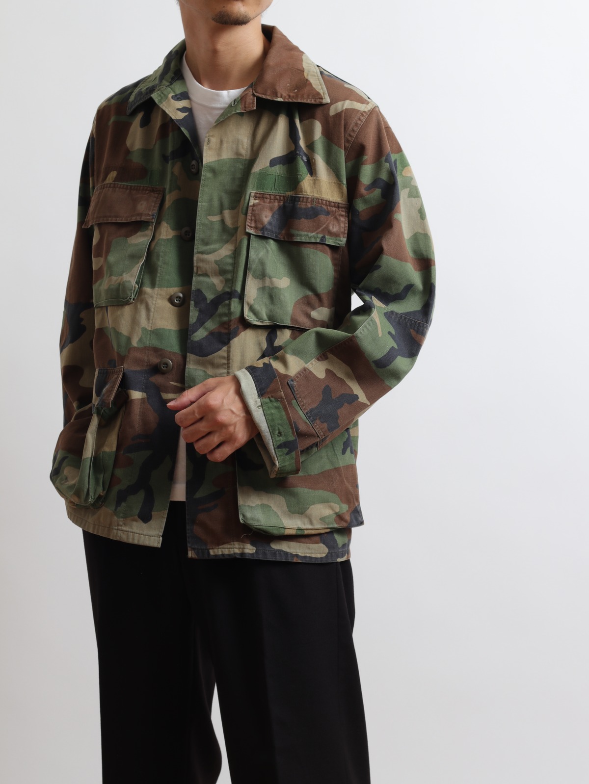 [S-R] 1980's US Army BDU Jacket"Camouflage" 322131 | ulc vintage [used ...