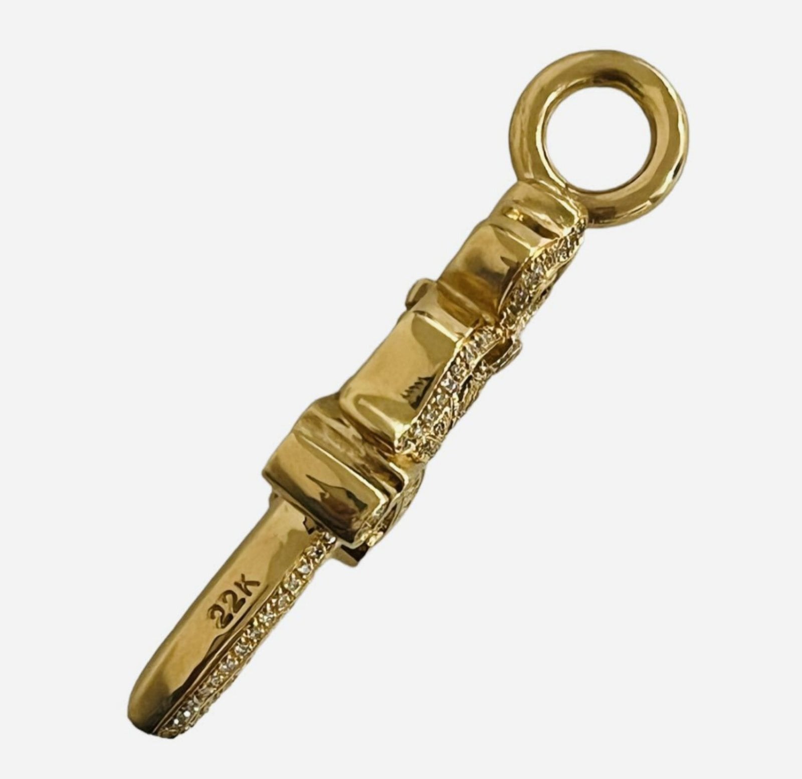 CHROME HEARTS クロムハーツ ダブルダガー 22k ペンダントトップ CHROME HEARTS クロムハーツ ダブルダガー 22k ペンダントトップ