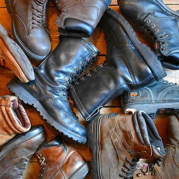 1点物 USA製ダナーDANNER編上げレザーブーツ古着メンズ27.5レディースOKアメカジ90sストリートMix革靴レザーシューズ黒 ...