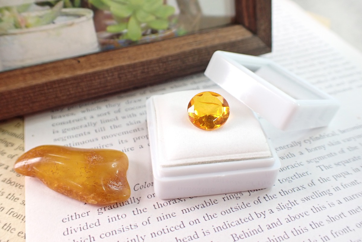 【原石セット】バルティックアンバー 1.23ct/8.09ct [C1‐704] | differencee(ディファレンシー)