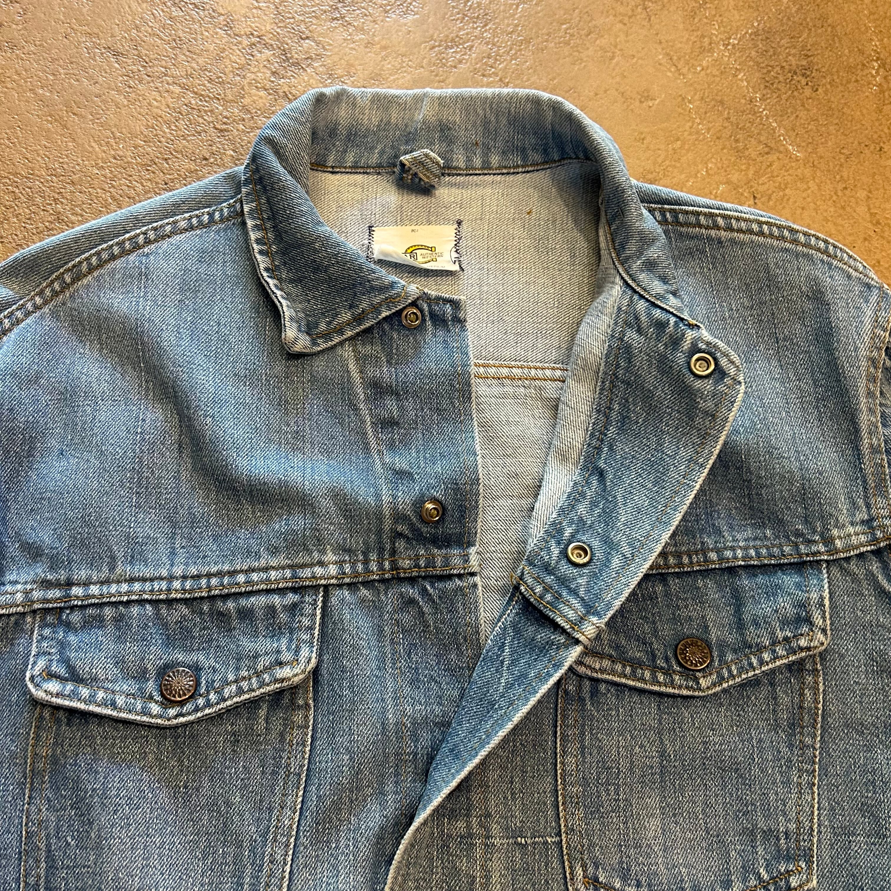 60s BAR C denim jacket | CIRCUS VINTAGE 60s BAR C denim jacket | CIRCUS VINTAGE