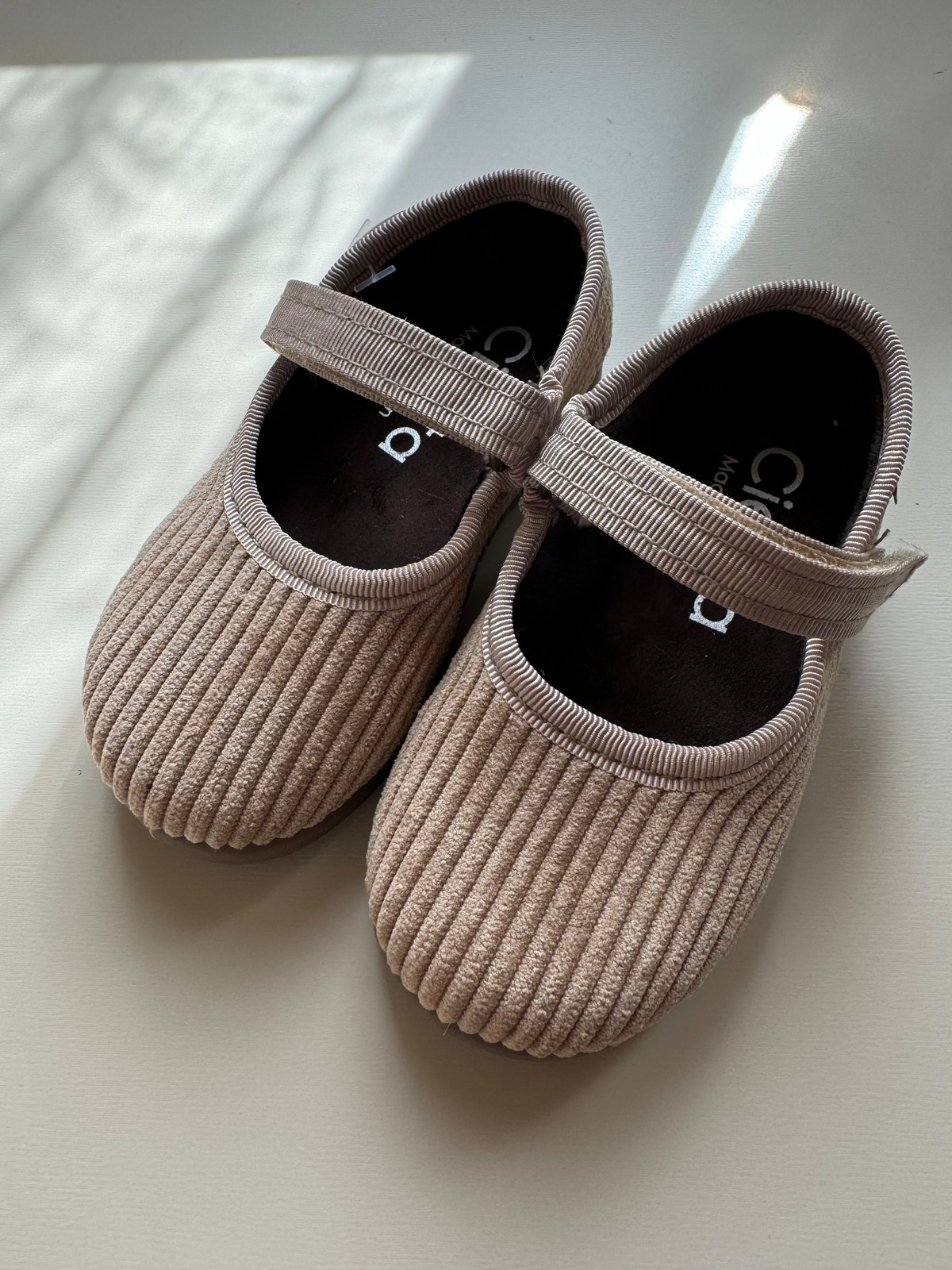 【cienta】21 ベルクロワンスト/corduroy / beige | ptipie