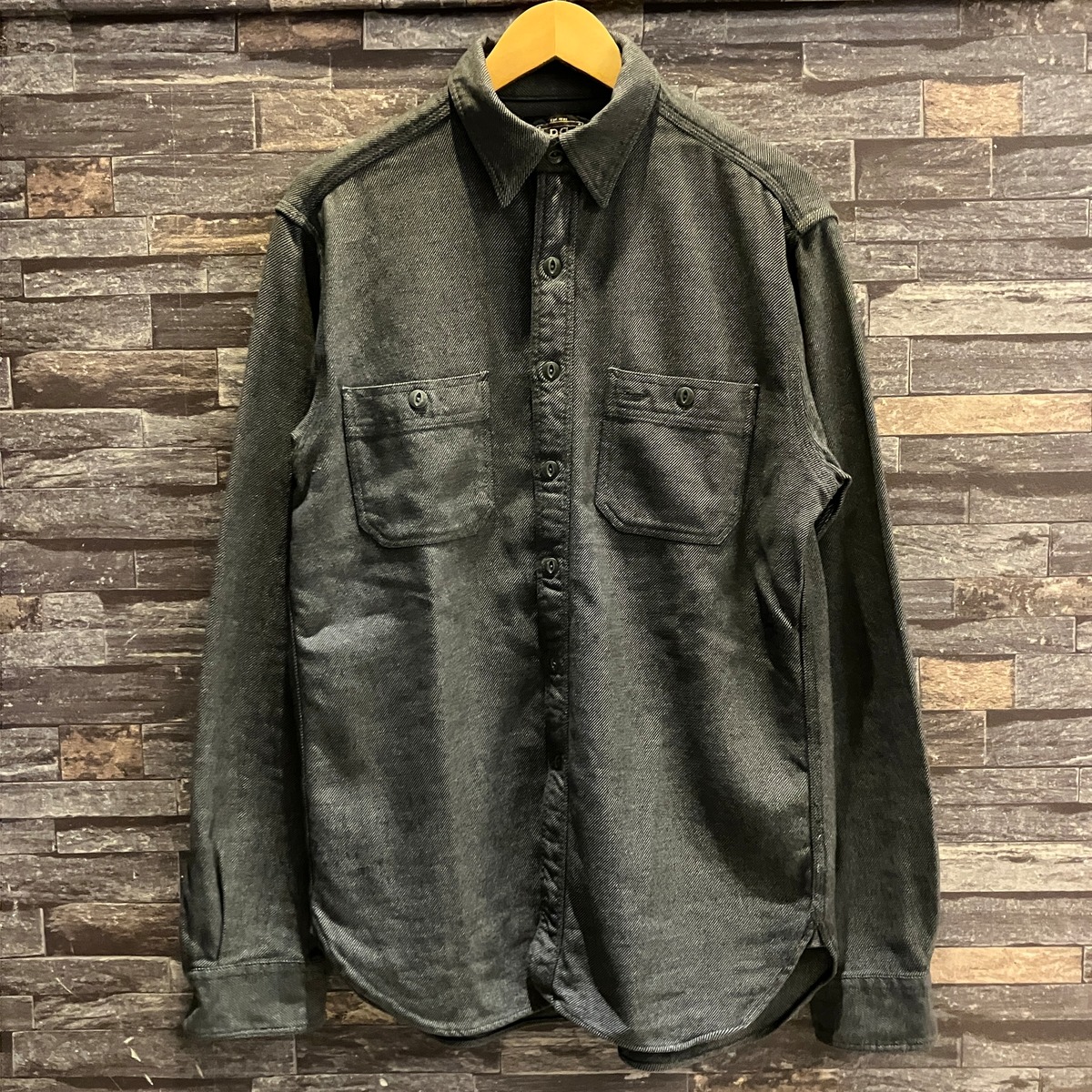 RRL METAL BUTTON WORK SHIRT | safarionline