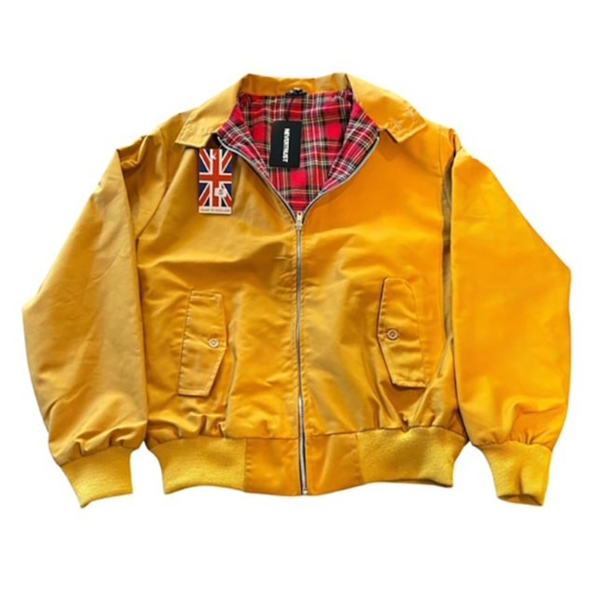 HARRINGTON JACKET MADE IN ENGLAND MUSTARD | NEVERTRUST