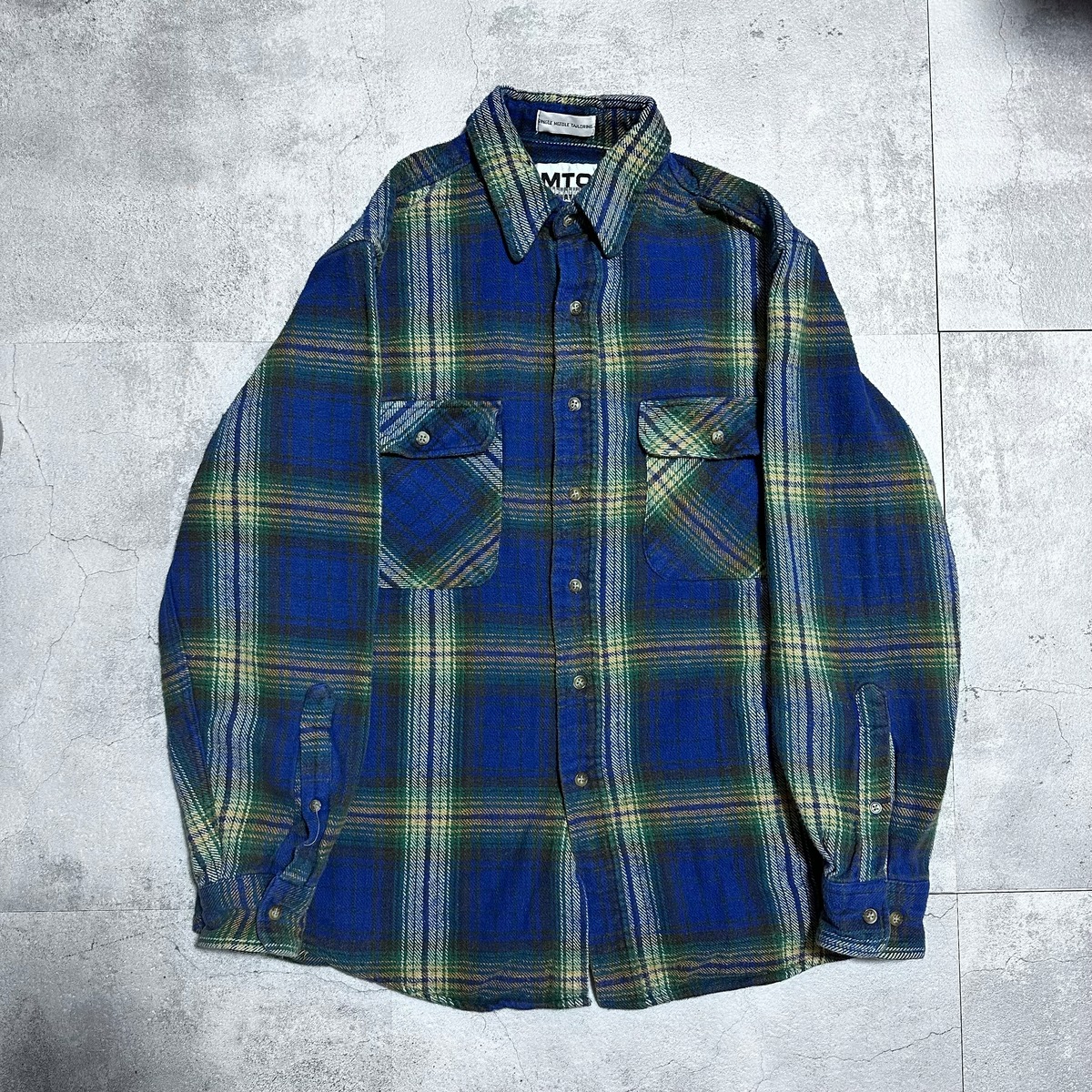 【Vintage】Heavy Flannel Shirt | crest base