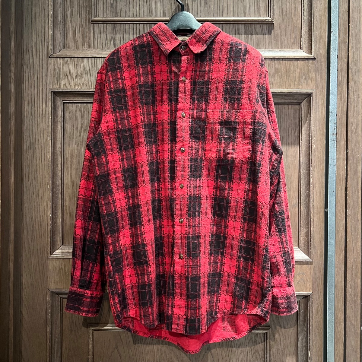 90S FOREST TRAIL PRINT FLANNEL SHIRTS | Straight From L.A. Powered By ...