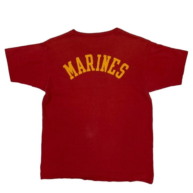 70s "Champion" Military Print Tee "USMC" | Pigsty Amemura