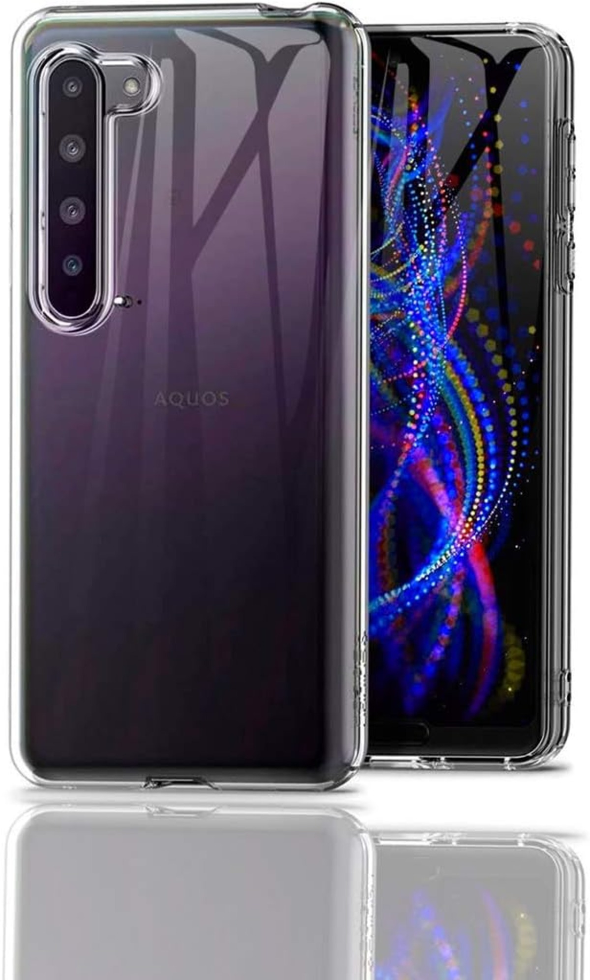 AQUOS R5G ケース【MARR】 透明 クリア TPU シリコン スリム 薄型 スマホケース 落下防止 用 耐TPU ケース AquosR5G SoftBank 908SH/DOCOMO ...