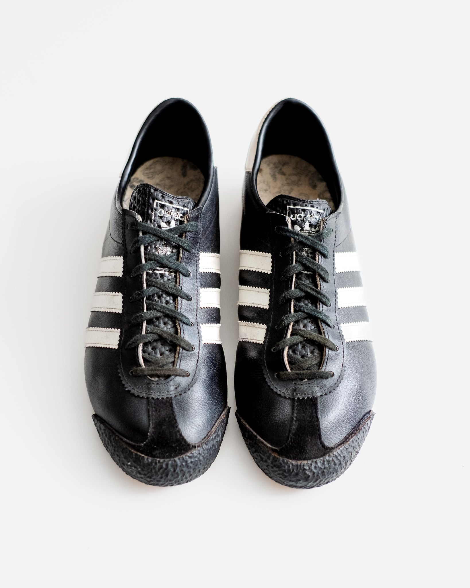 [70s'] “adidas” VIENNA Leather Low top Sneaker (Made in West Germany ...