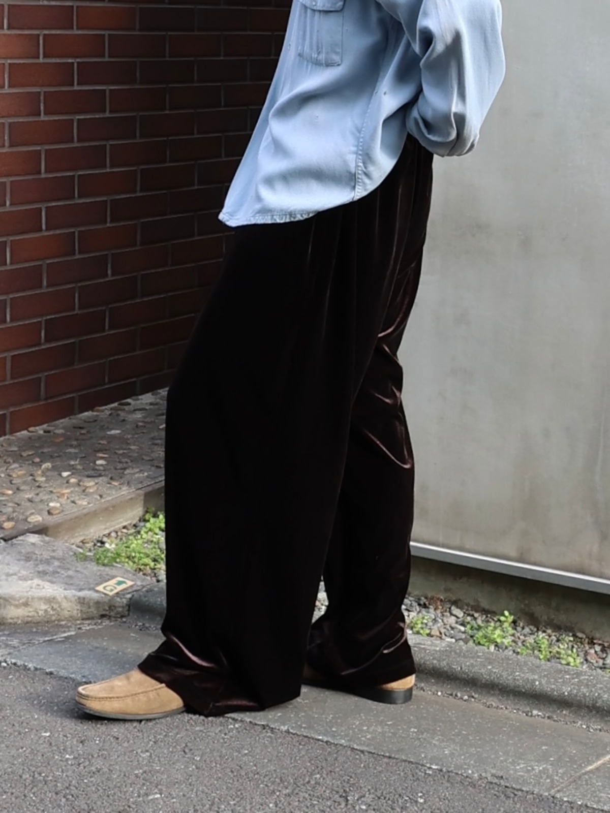 【USED】90s Mexico製 velours wide pants | mother. used ＆ vintage