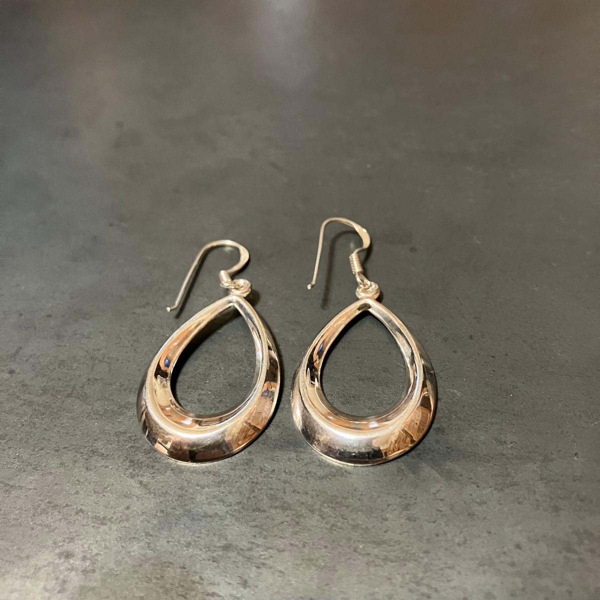 SILVER925 DROP FOOK DESIGN EARRINGS /シルバー/ピアス | maryland_accessories