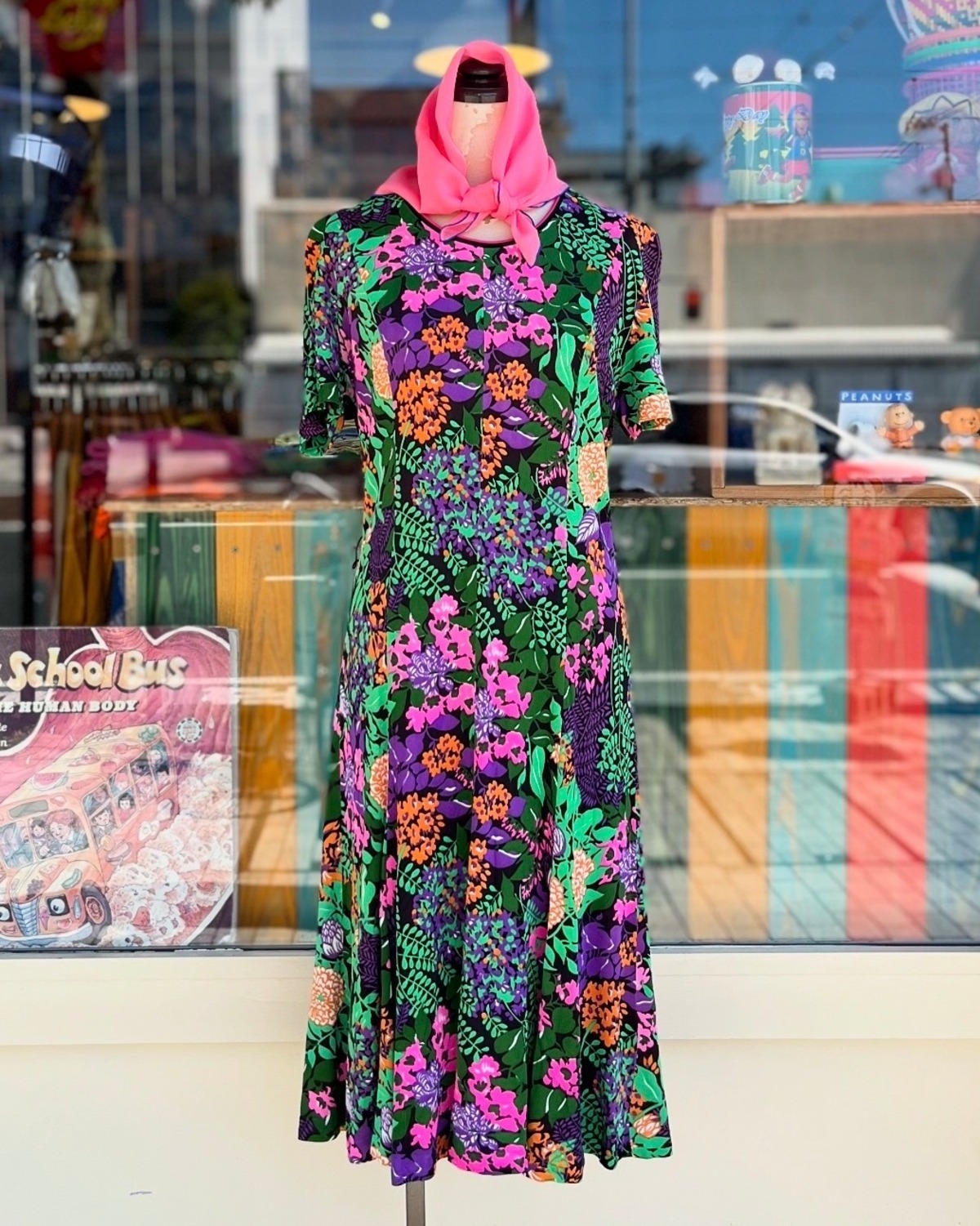 60s〜70s flower dress 花柄ワンピース | THUNDER STORE