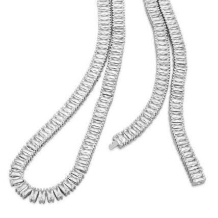 King Ice(キングアイス) ☆ 6MM バゲットテニスチェーン 2色 King Ice(キングアイス) ☆ 6MM バゲットテニスチェーン 2色