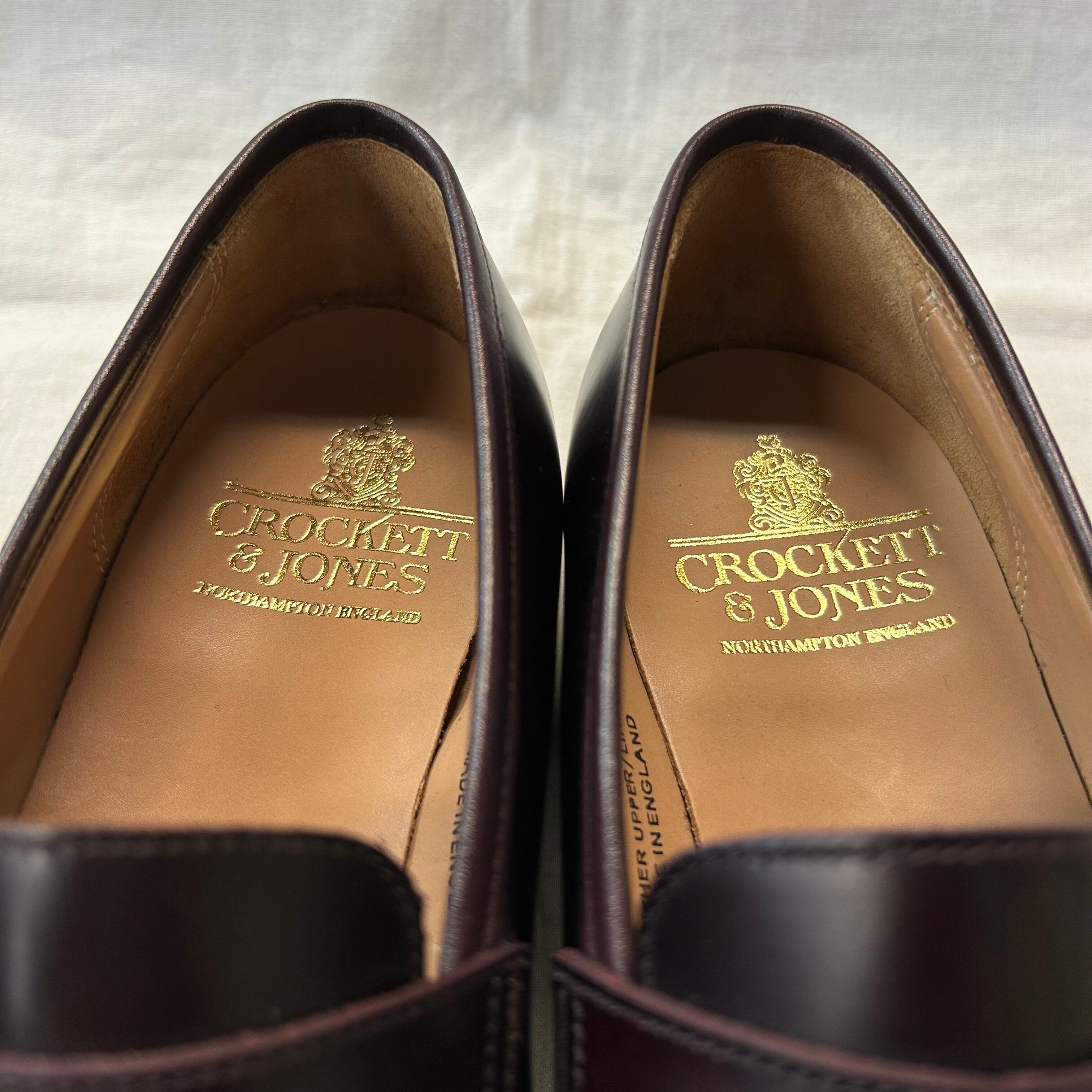"NEW" CROCKETT&JONES "BOSTON" LEATHER LOAFER 《6 1/2 E》 | safarionline