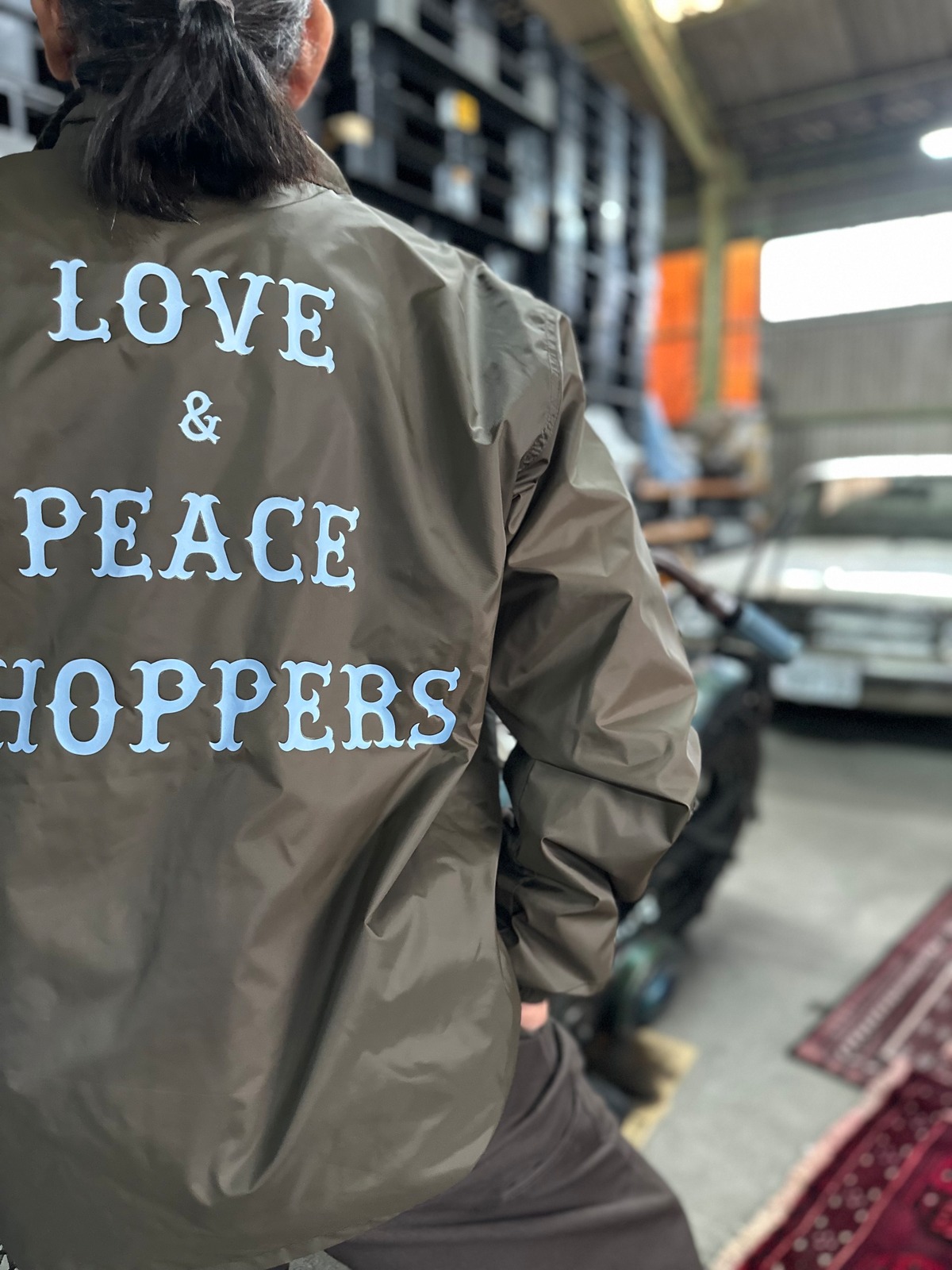 茶 blue XL Lのみ ラブピーcoach | R I P（LOVE&PEACE CHOPPERS）
