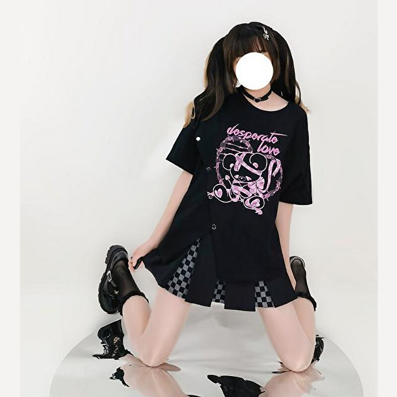 ロリータファッション通販 SEASONZ Catwish 半袖 Tシャツ 異形 ロリータファッション通販 SEASONZ Catwish 半袖 Tシャツ 異形