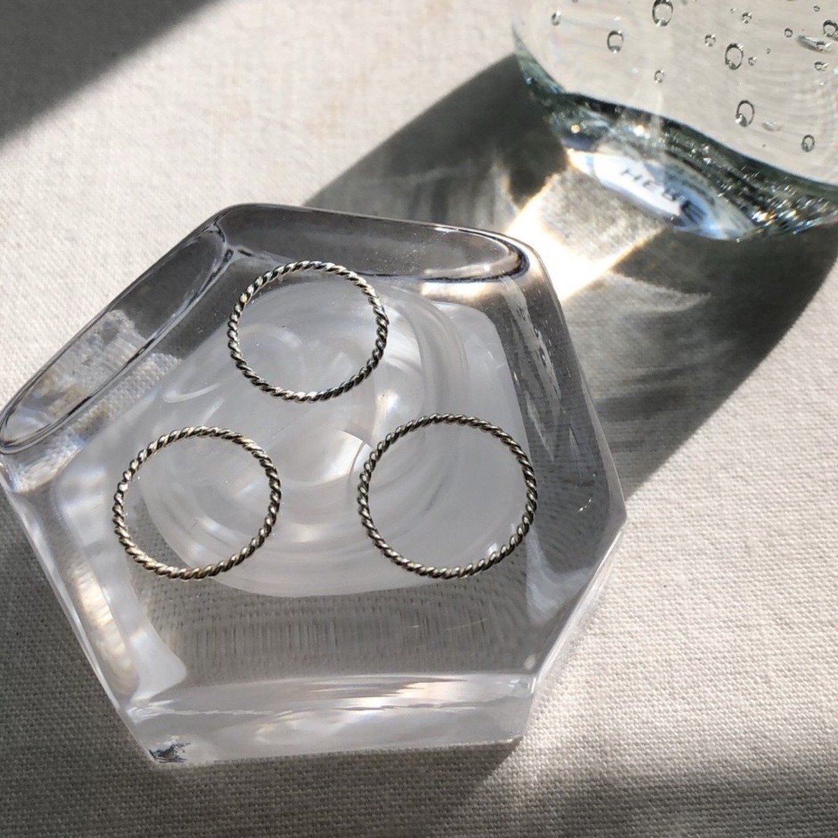 [ aura ] silver925 twist thin ring | aura