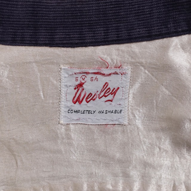 WESLEY "MASK PATTERN" PRINT CORDUROY SHIRT (MEDIUM/GOOD CONDITION ...