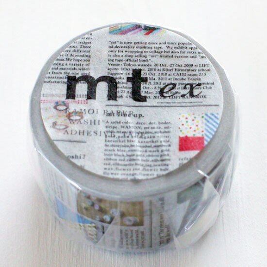 mtカモイ マスキングテープ ex 英字新聞 30mm | hacohalu 紙雑貨・文具専門店