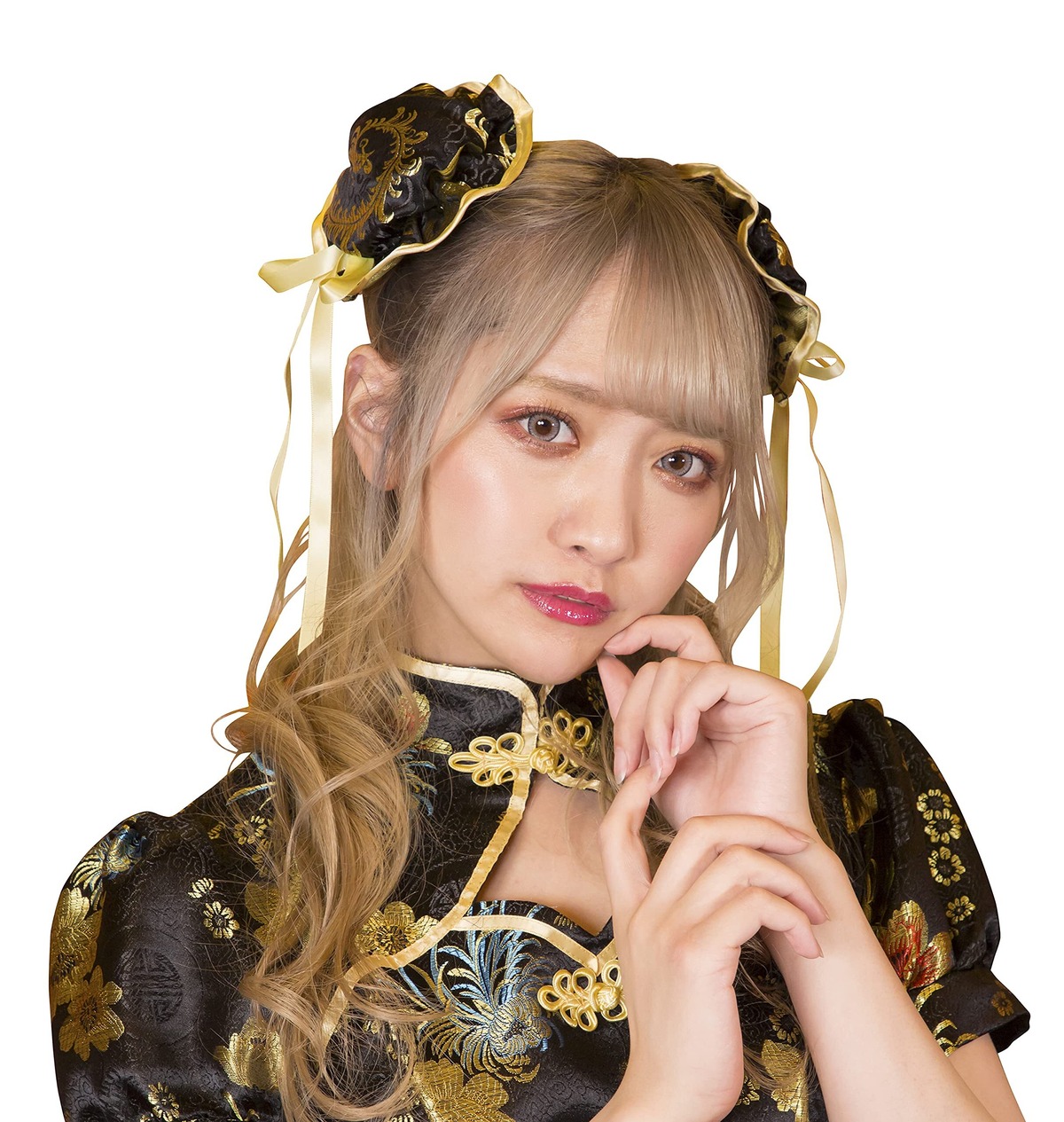 クリアストーン(Clearstone) コスプレ ハロウィン お団子カバー レディース ブラック | kyaranon