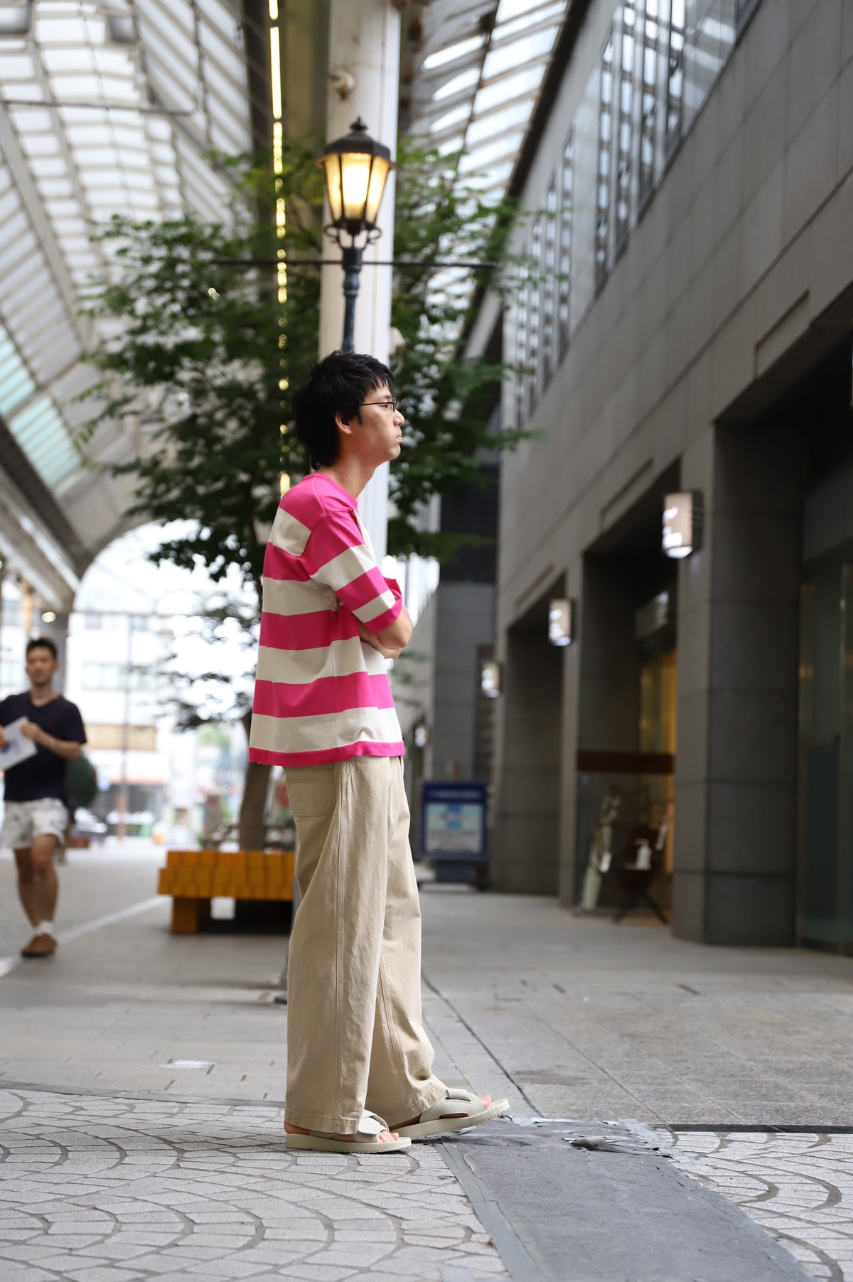【ORDINARY FITS】BELL PANTS USED col.BEG | theater(シアター)