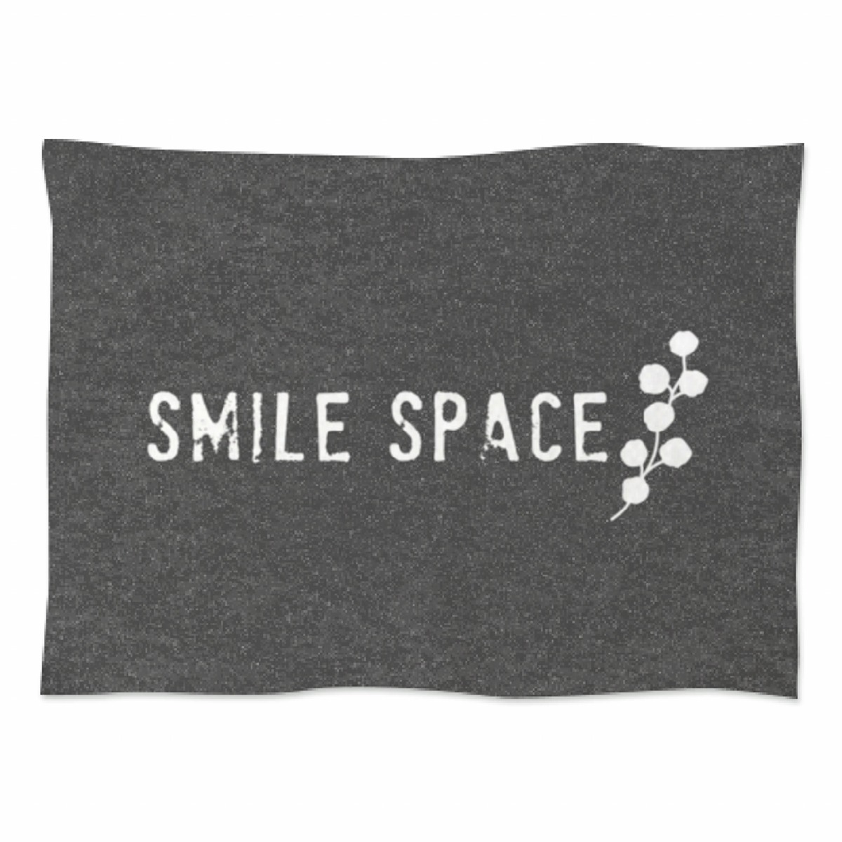 soft blanket(gray) | SMILE SPACE