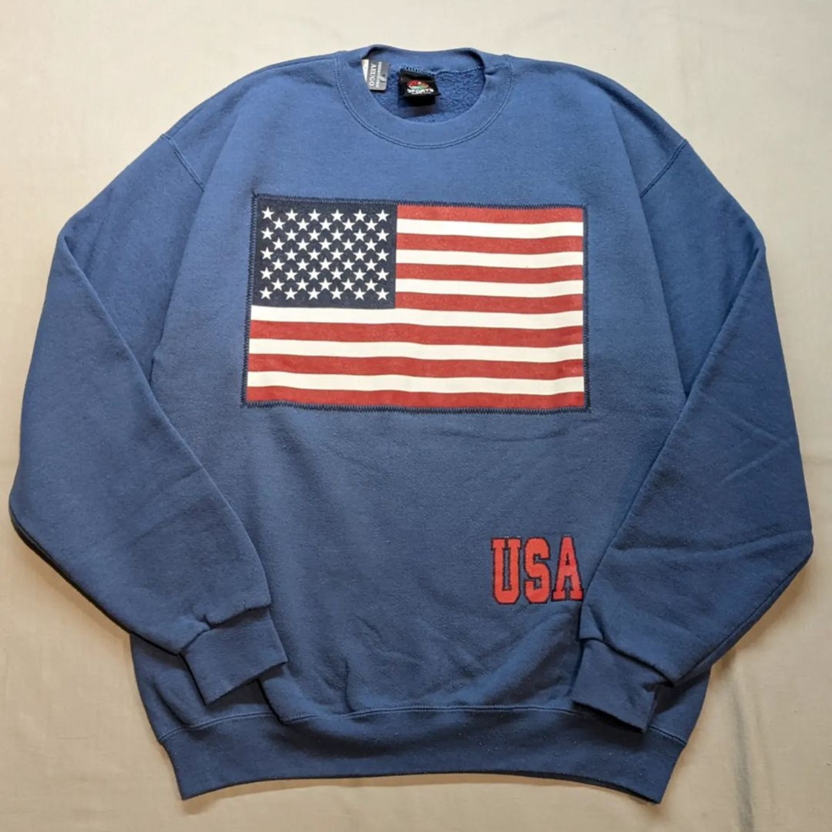 US Flag Print Sweat Made in USA | aeugo