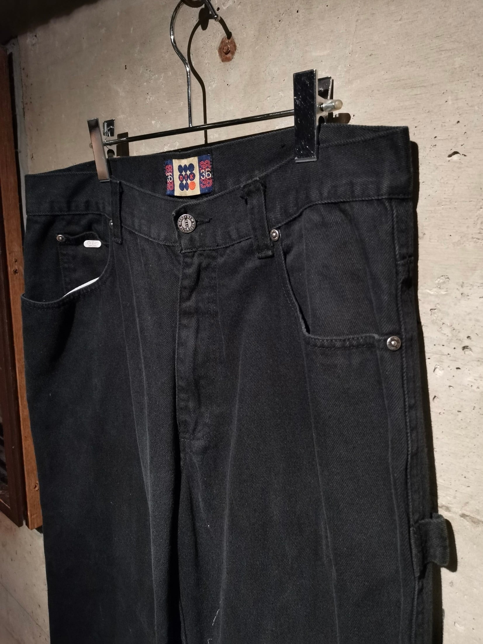 【Caka】"SCARFACE" “DTEK JEAN”Design Vintage Black Buggy Denim Pants ...