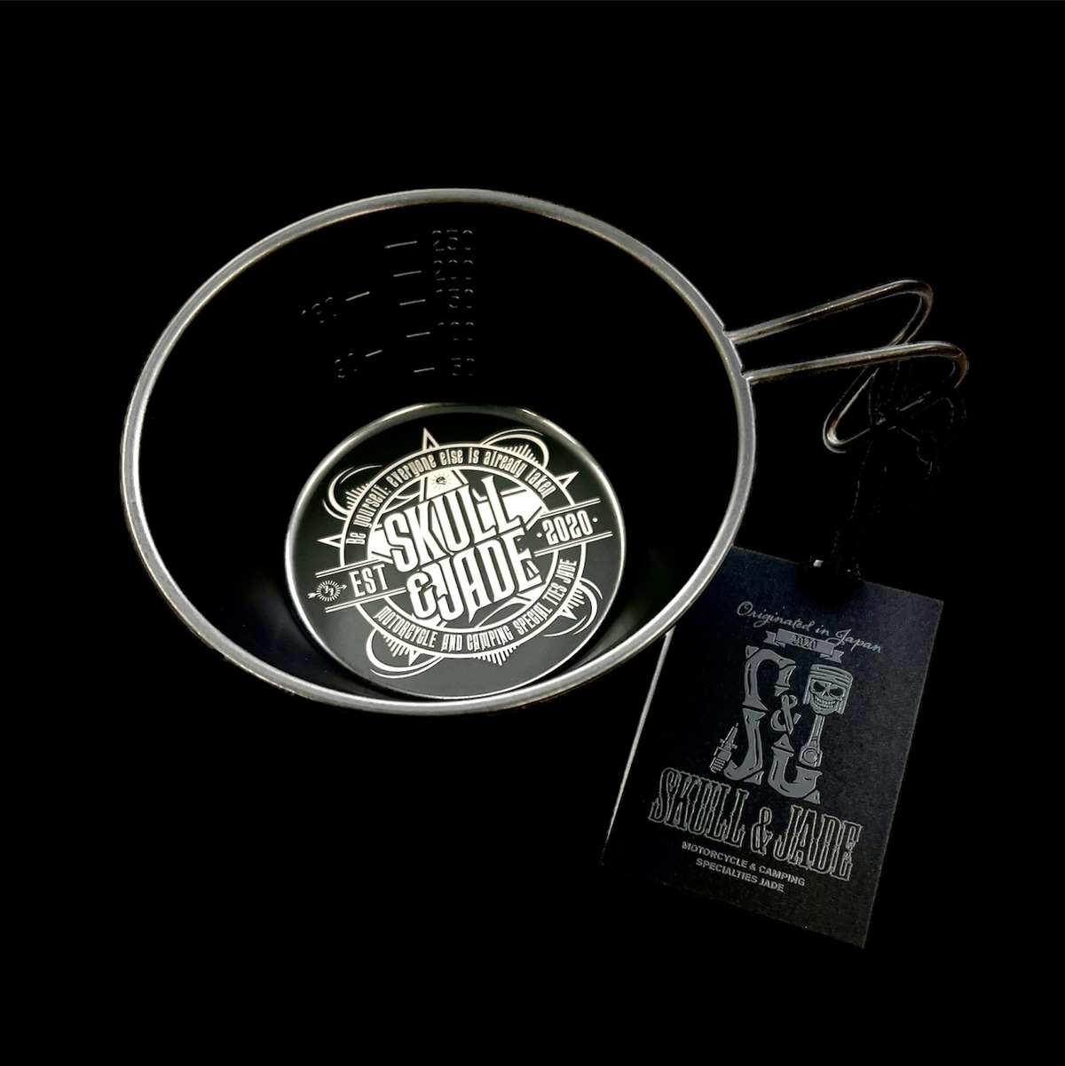 BLACK SHALLOW SIERRA CUP | SKULL&JADE WEB STORE