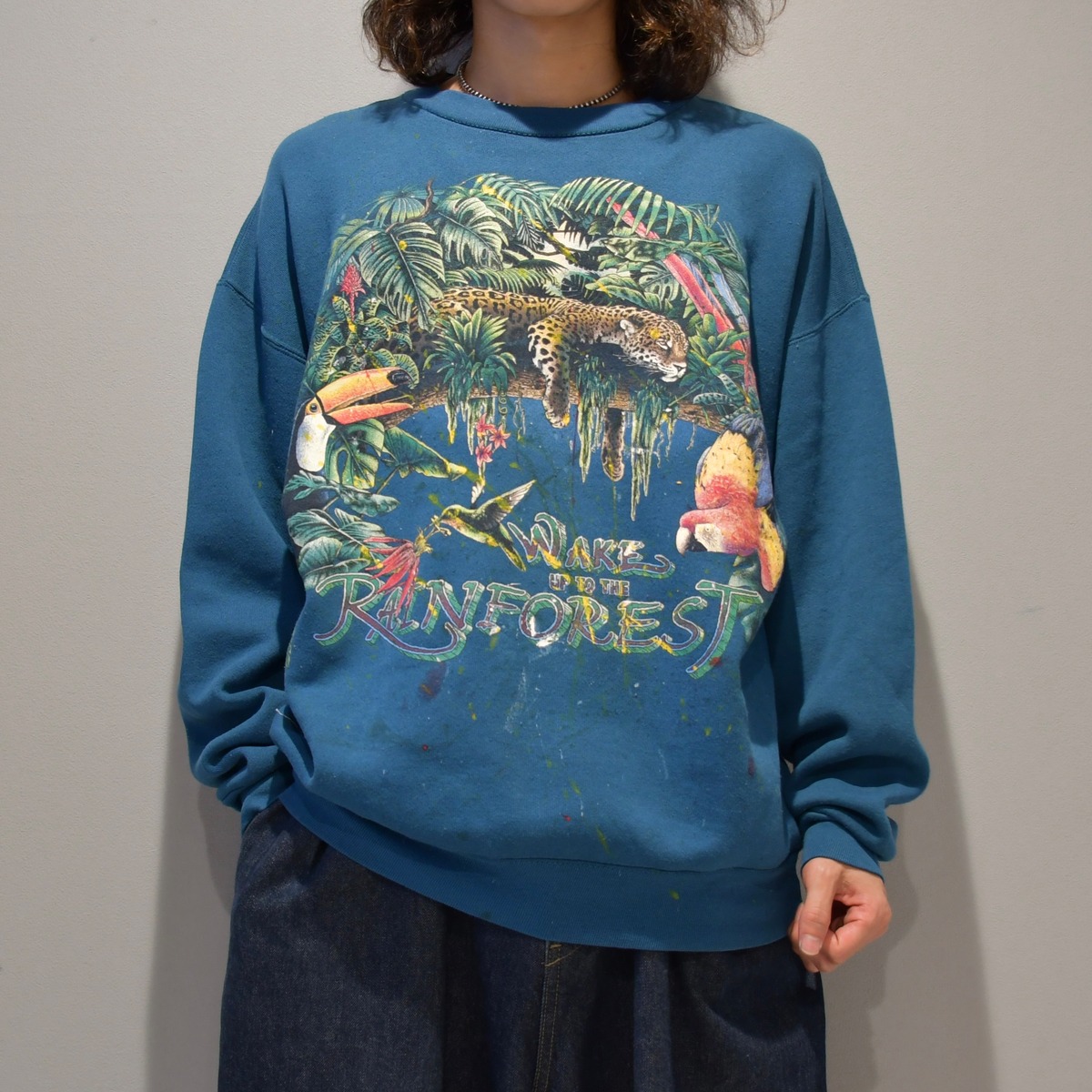 90s painted sweat | natume