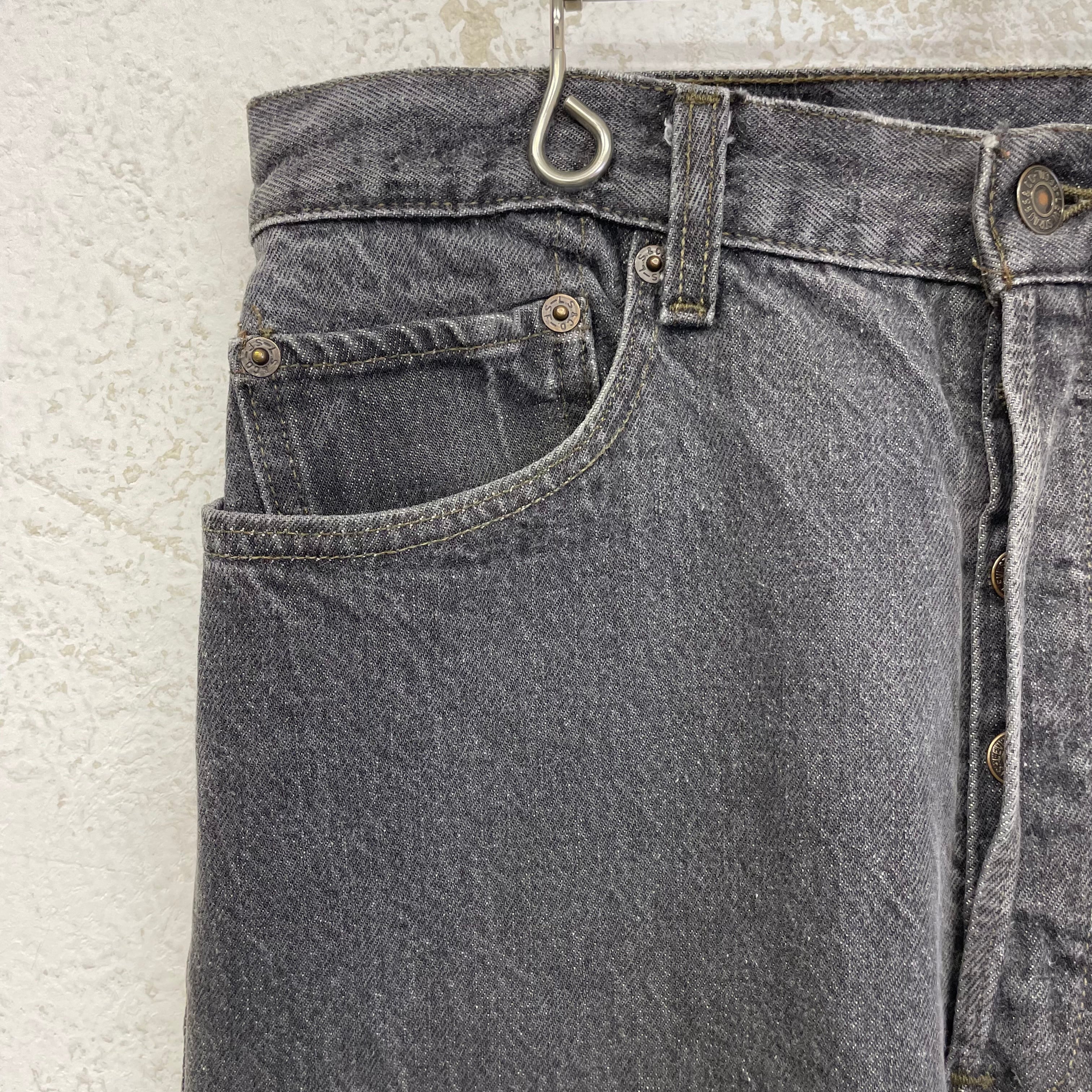 92'y Levi's 501 先染め BLACK made in USA size/W34L32 92'y Levi's 501 先染め BLACK made in USA size/W34L32
