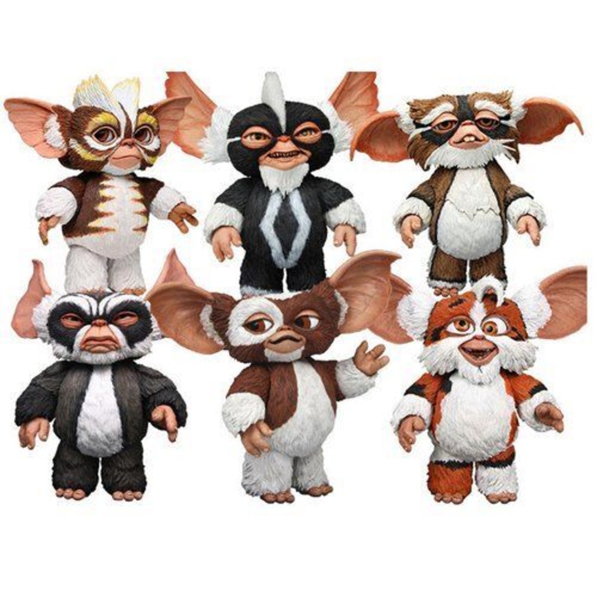 Gremlins 4" Scale Mogwai Action Figures グレムリン モグワイ アクションフィギア ギズモ モホーク ...