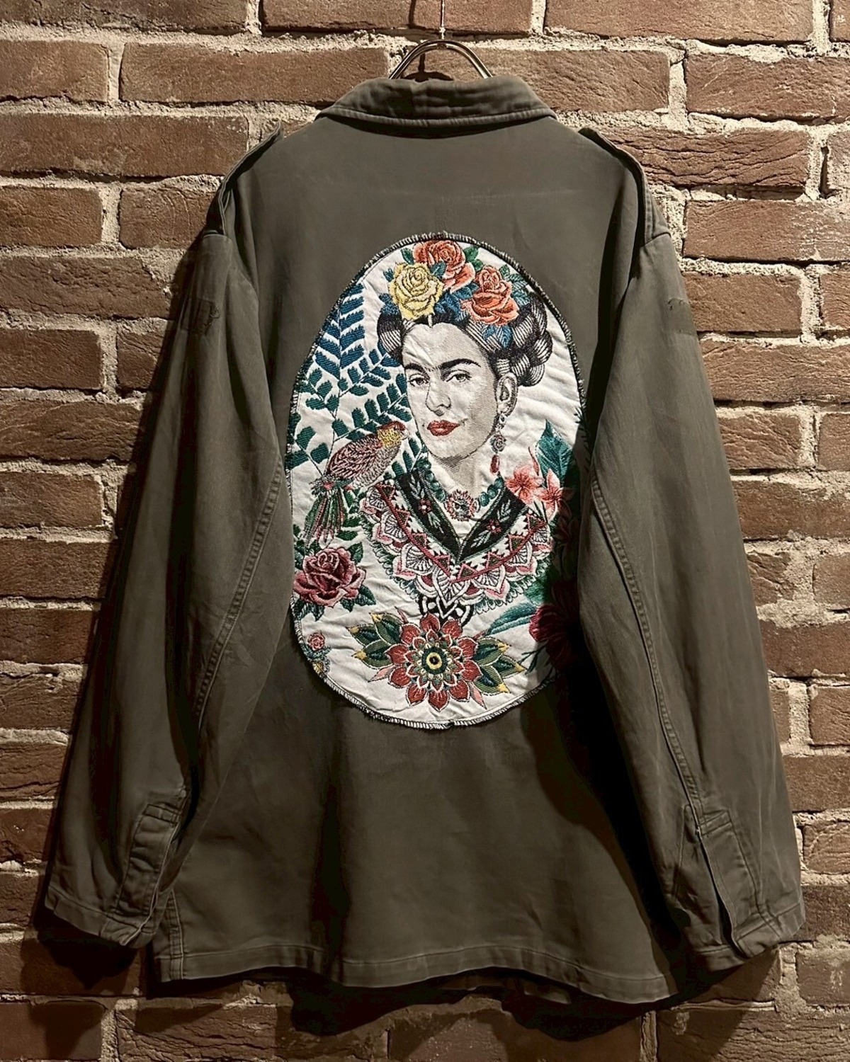 【Caka act3】"Frida Kahlo" Goblin Patch Custom U.S Army Utility Shirt ...