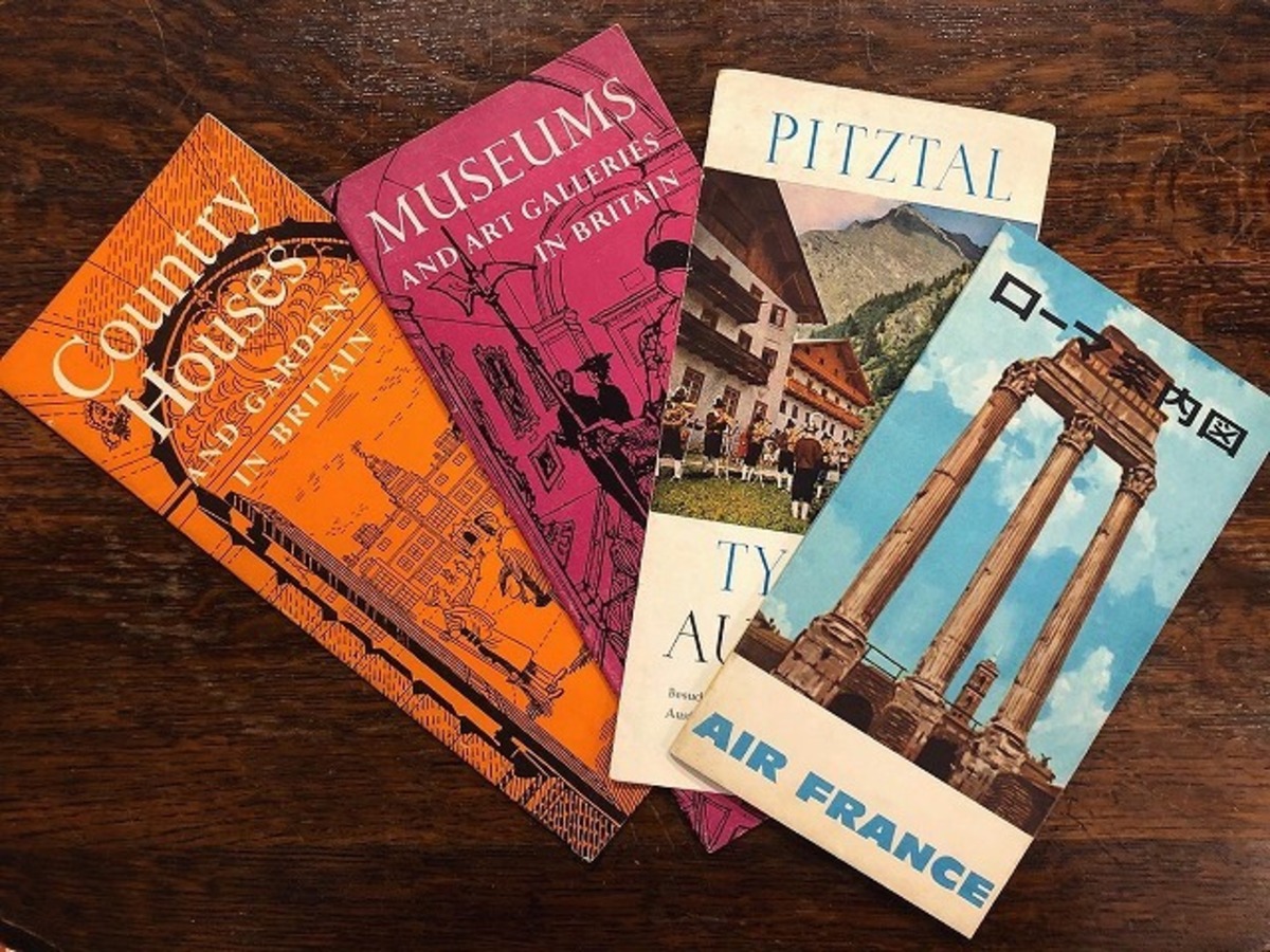 【GG036】vintage guide book -4set- /display goods | KITAZAWA BOOKSTORE