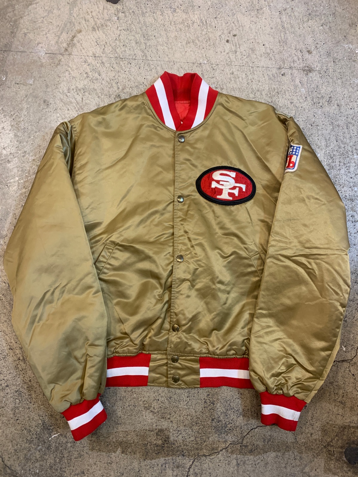 80's NFL 49ers nylon award jacket | goofystance