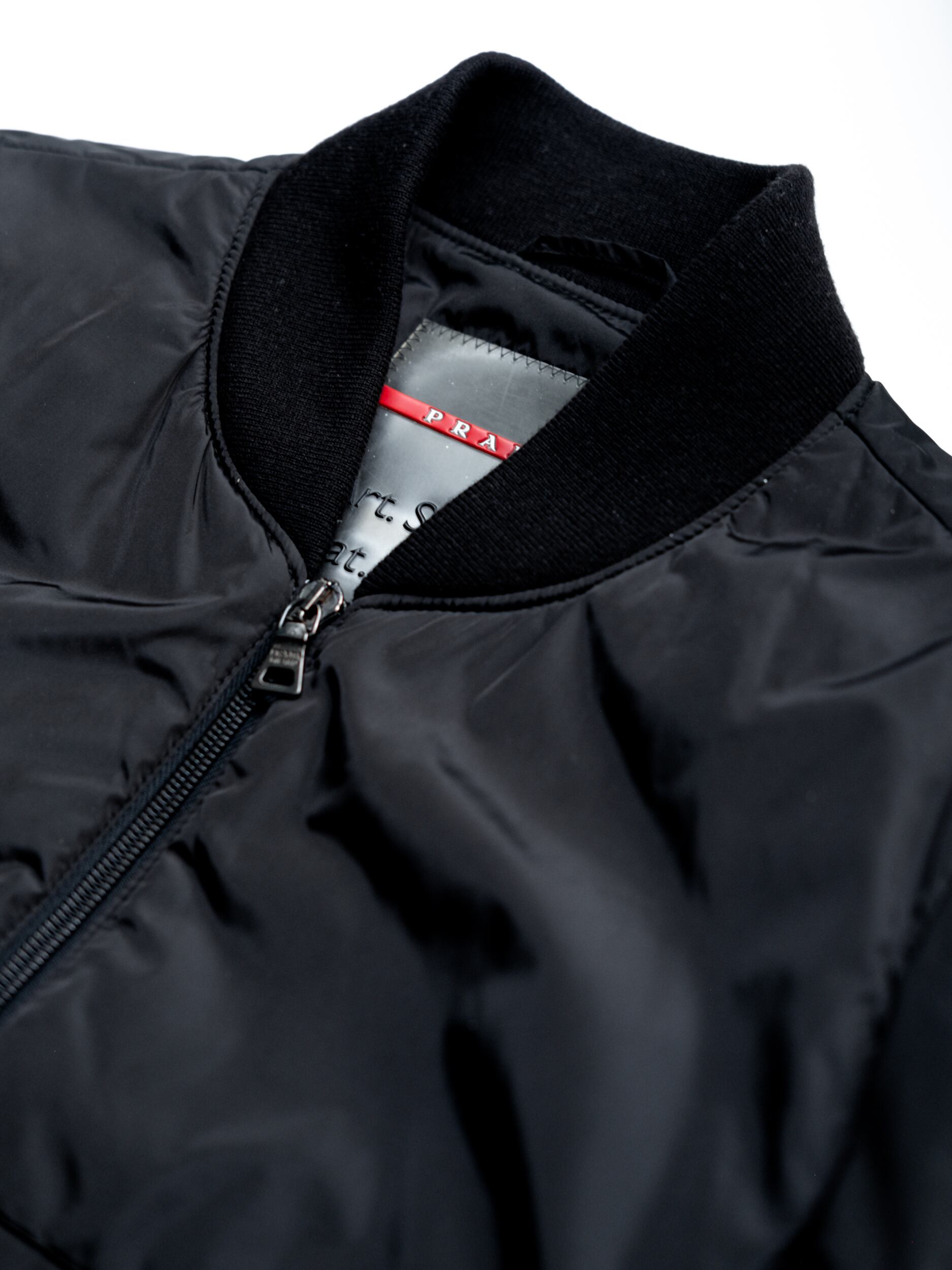 [00's] "Prada Linea Rossa" Padded Zip-Up Jacket | recollection vintage