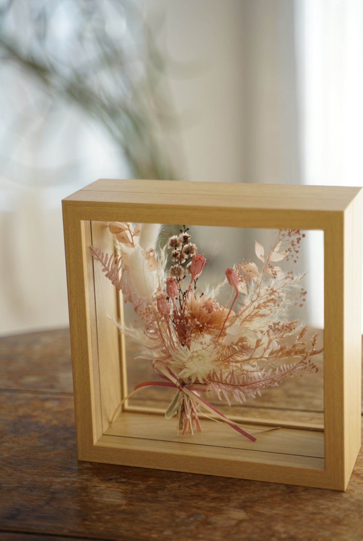 ウッドフレームフラワー ''ブーケ M'' | tomoni flower