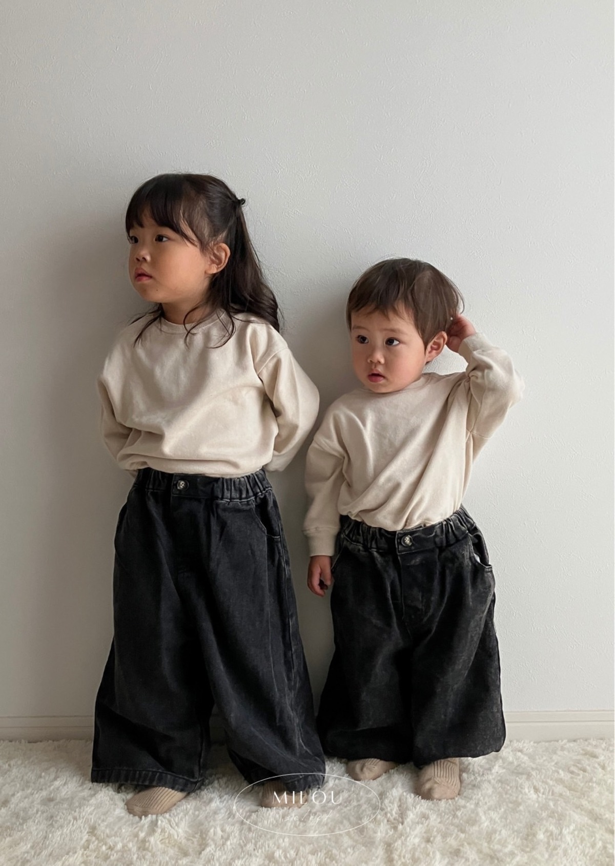 【予約】black wide denim / milou's select | milou.