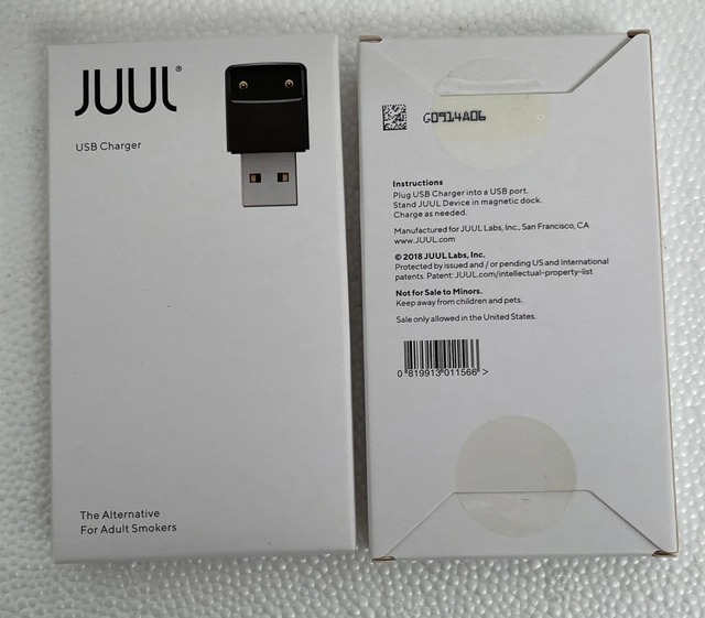 JUUL 純正 USB Charger 充電器 2個 セット【送料無料】【ジュール チャージャー 正規品 2箱 充電 USB 予備】【電子 ...