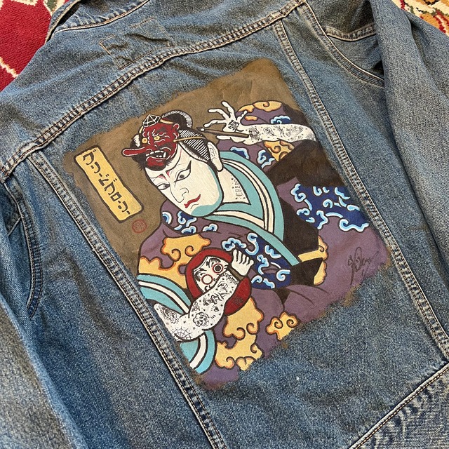 GREED GLORY "Japanese" Painting Jkt #134 | GREED GLORY